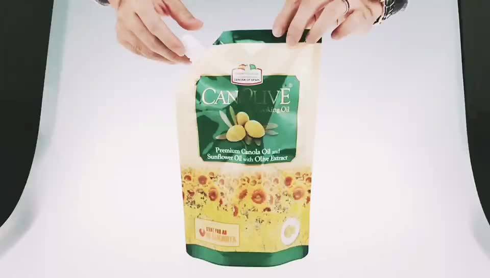 Plastic Edible Cooking Oil Plastic Bag With Nozzle - Buy Edible Oil ...