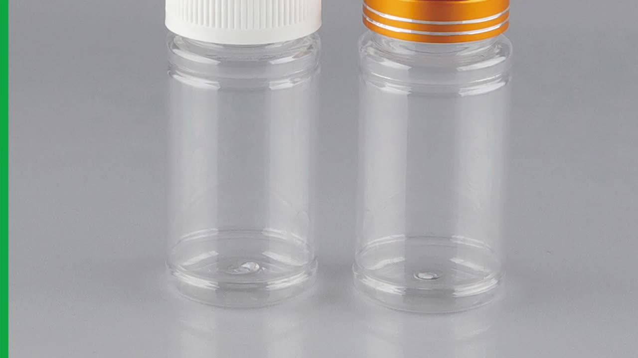 Hot Sale 150cc Plastic Pet Capsule Container Bottle With Alum. Screw ...