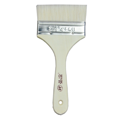 弘涂羊毛刷加厚木制刷子234568寸烧烤软毛刷烘培刷子涂刷工具烙饼