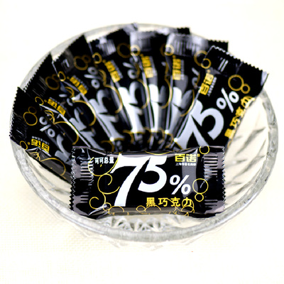 百诺黑巧可可脂巧克力块