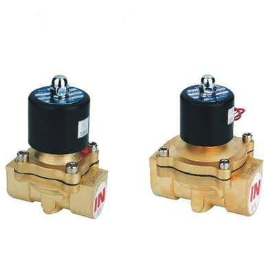 全铜大通径常闭水阀电磁开关阀