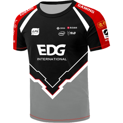 edg队服短袖T恤电竞服设计定制