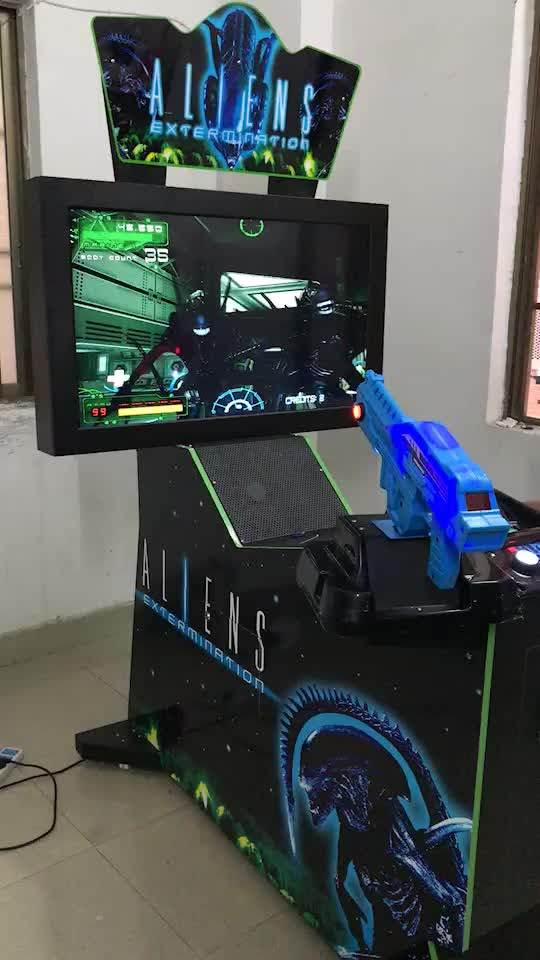 Arcade Game Center Machine 42 Lcd Alien Arcade Shooting Machine - Buy ...