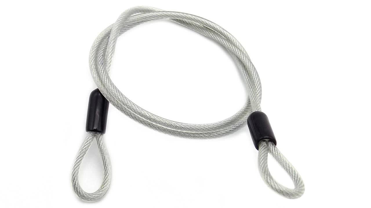 Pvc Coated Galvnaized Steel Wire Rope With Loops - Buy Elevator Steel ...