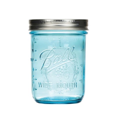 美国ball蓝色正品喝水杯密封罐
