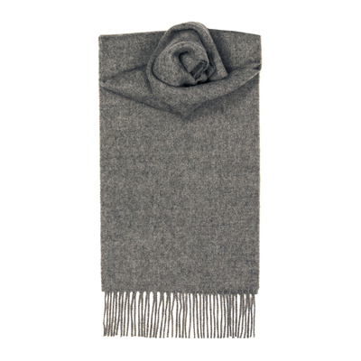 英国长款25cm灰色围巾