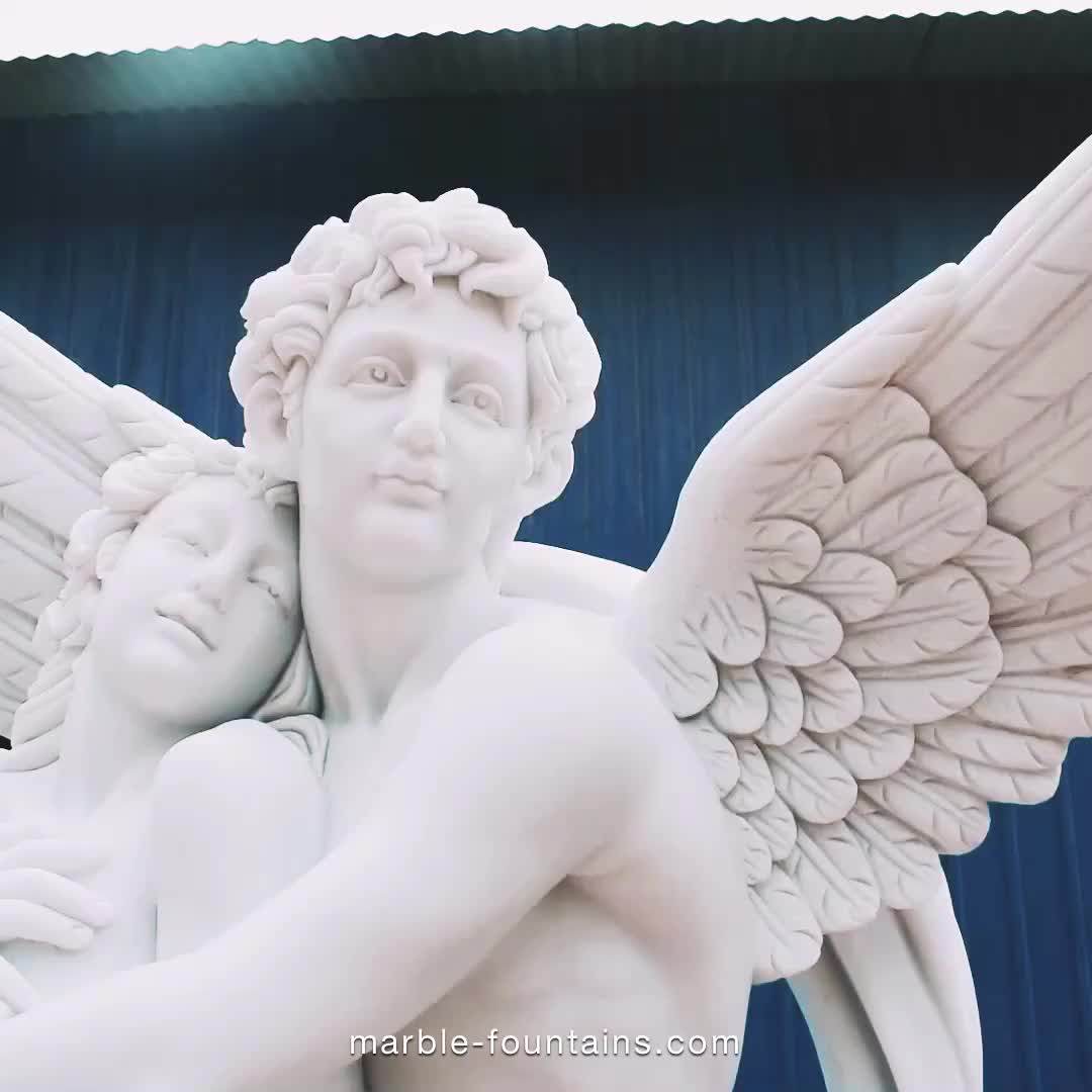 Sculpture À La Main En Marbre Blanc Célèbre Grandeur Nature Nu Masculin ...