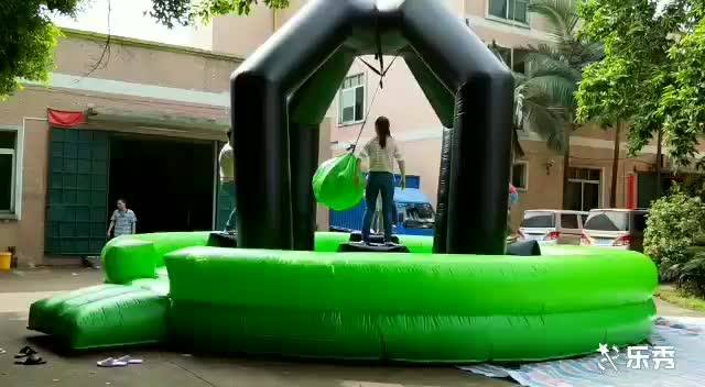 Funny Inflatable Wrecking Ball Inflatable Knock Out Games Human ...