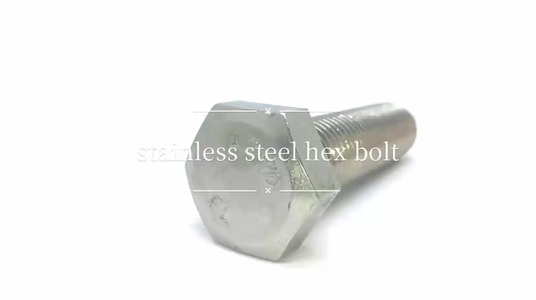 Stainless Steel304 M6*30 Din 933 Hexagon Screw - Buy M6*30 Hex Screw ...