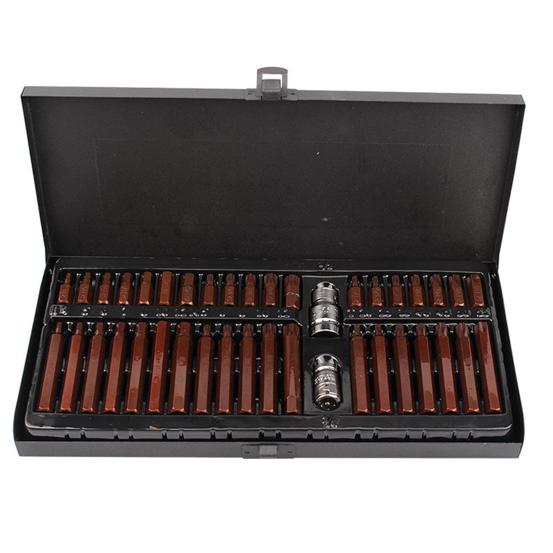 Necal尼高40件汽保组套星批头组和电动批头套筒扳手梅花内六角头_虎窝淘