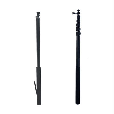 3米2米拍摄长杆GoPro Hero自拍杆自拍棒锁紧伸缩棍monopod sticks