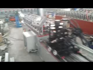 Roller Shutter Door C U Track Channel Steel Roll Forming Machine For ...