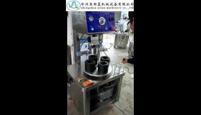 Industrial Glass Bottle Lid Capping Machine/glass Can Lid Closing ...