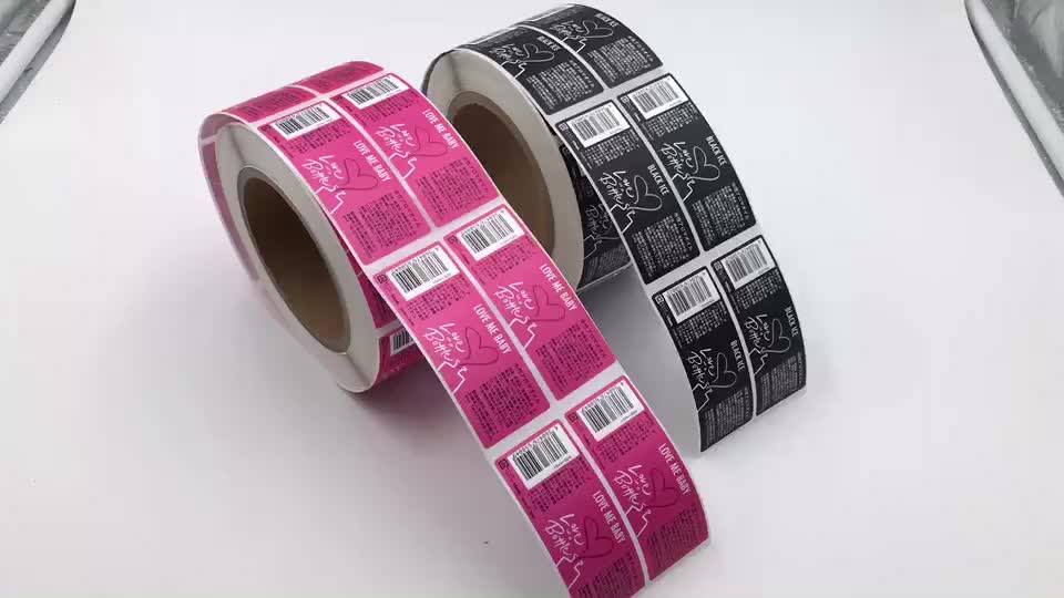 Fancy Custom Perfume Bottle Pink Label Small Lipstick Label Sticker ...