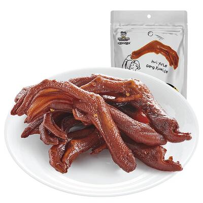 周黑鸭满减真空多口味卤鸭掌108g