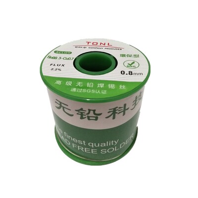 无铅环保TONL焊锡丝锡线SN99.3/0.7松香芯电烙铁维修0.5-0.8-mm