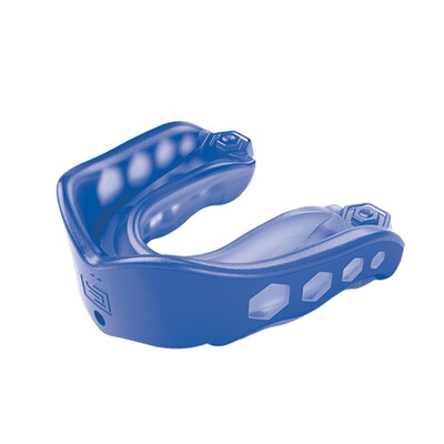 冰球护齿牙套牙胶儿童成人带长绳