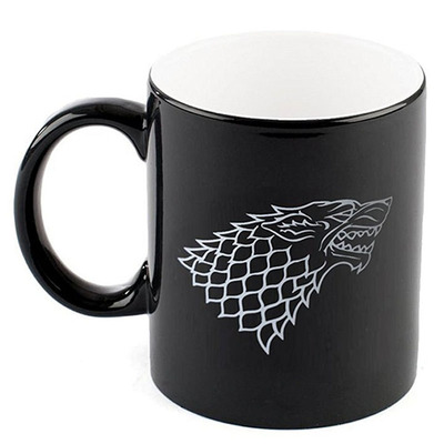 感温变色杯子3U陶瓷美式权游粉丝