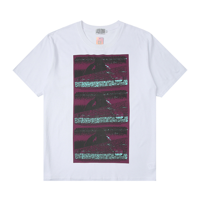 ce日系复古蒸汽波迷幻短袖t恤