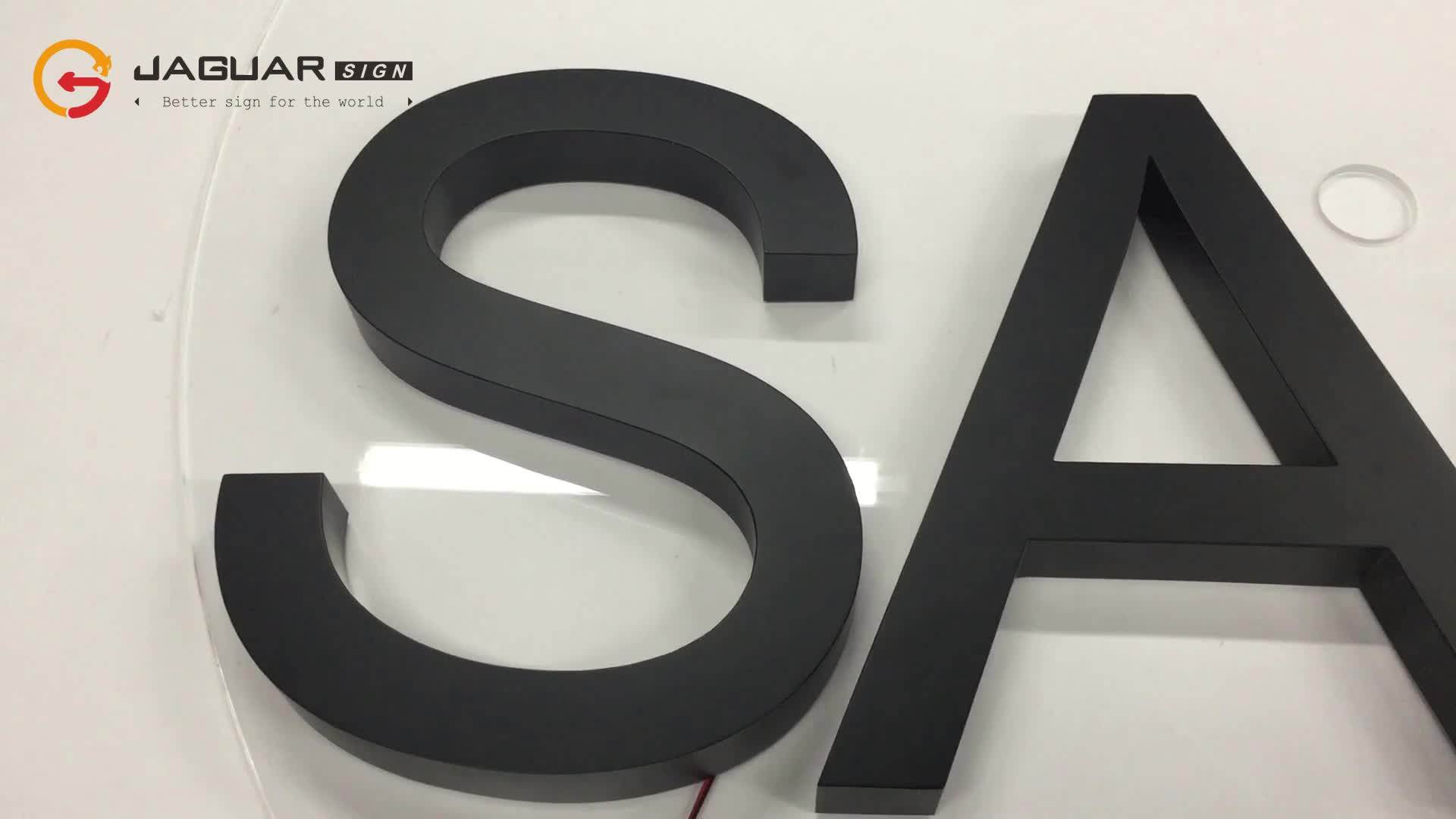 3d Led Backlit Letter Signage,Logo Signs,Company Logo Name - Buy ...