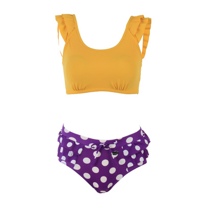 比基尼芬狄诗fs0537厚杯聚拢波点