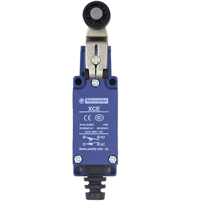 施耐德限位行程开关XCE-118热塑滚轮摇杆XCE118C原装正品带防伪码