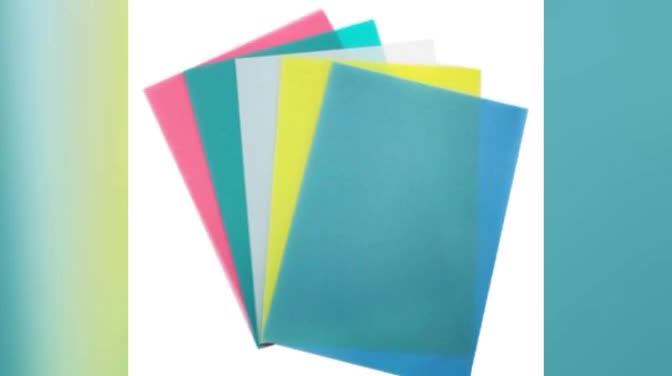 Transparent Frosted A4 Pp Binding Cover - Buy Pp Cover,A4 Pp Cover,Pp ...