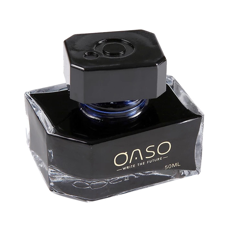 OASO优尚钢笔水黑色/蓝色/蓝黑色50ML墨水非碳素不堵笔染料型墨水_虎窝淘