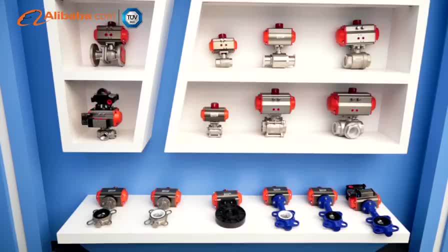 Dn15 Pneumatic Quick Closing Valve Pneumatic Actuator Ball Valve - Buy ...