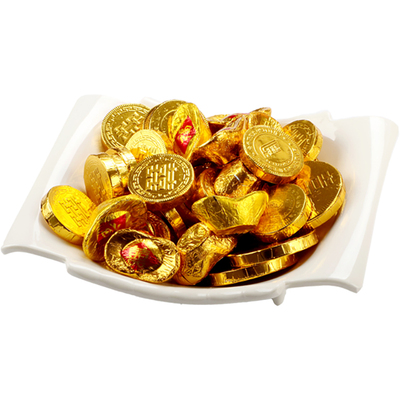 汇福园金币元宝巧克力散装