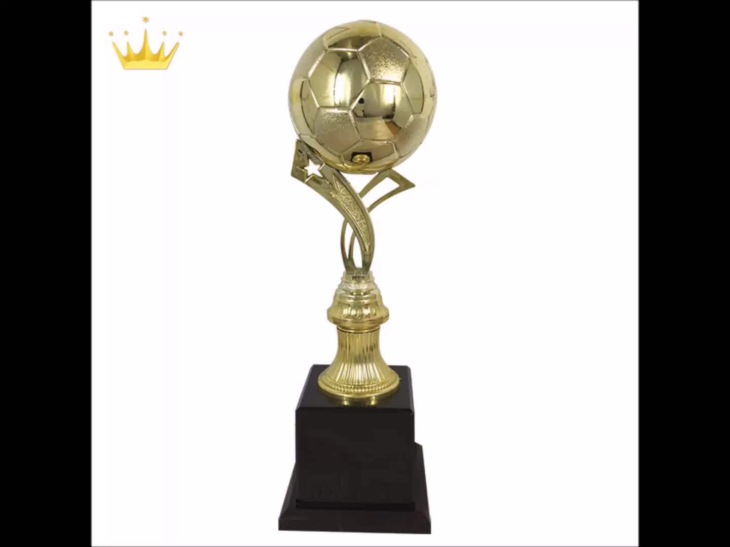 Plastic Gold Soccer Ball Award Trophy - Buy Soccer Awards Trophy ...
