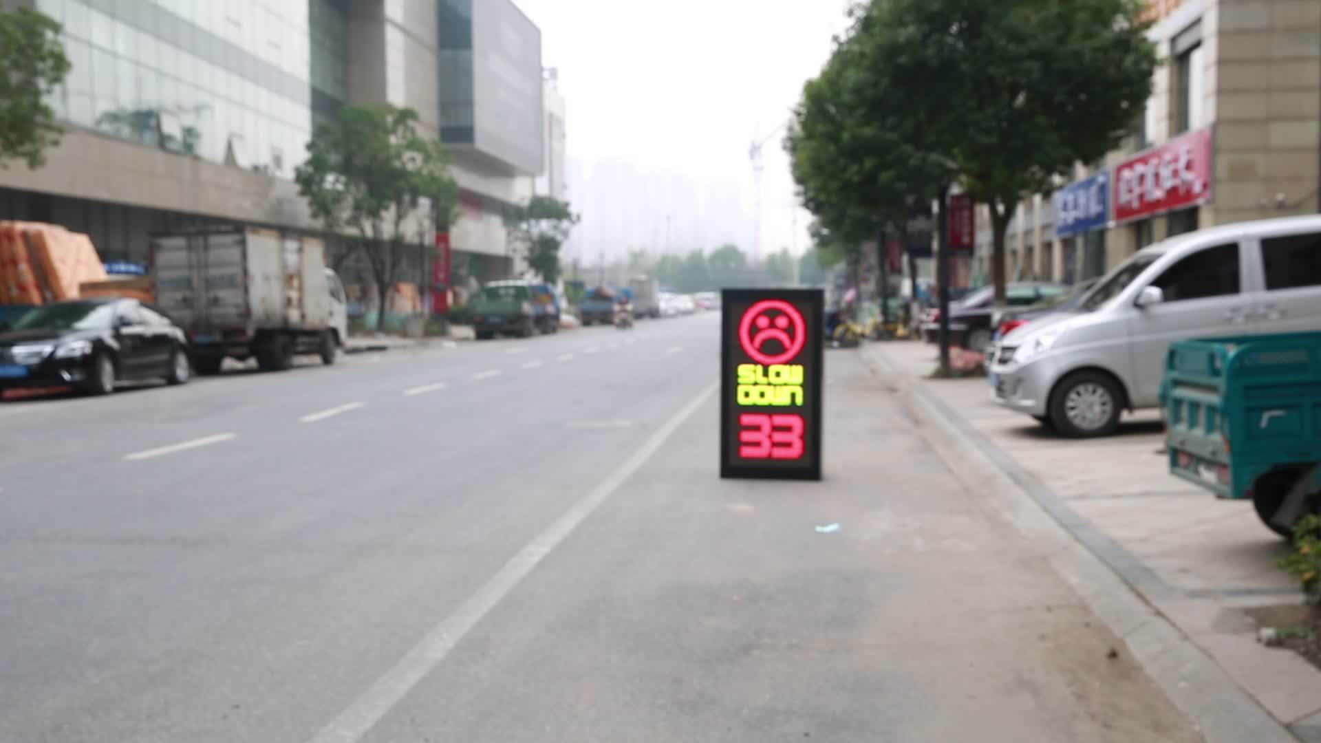 Radar Speed Signs Outdoor Spot Led Radar Speed Warning Signs Smile Cry ...