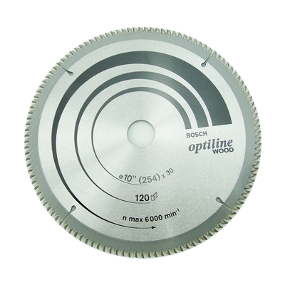 博世木工合金圆锯片左右齿10寸