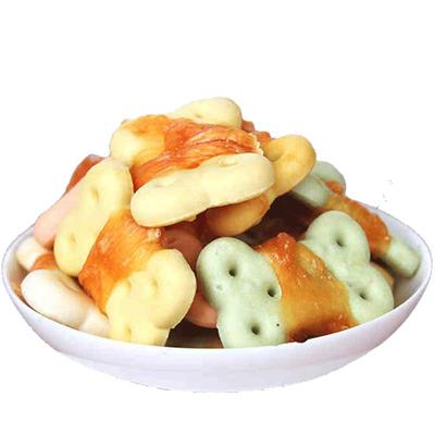 鸡肉绕饼干狗狗零食训犬