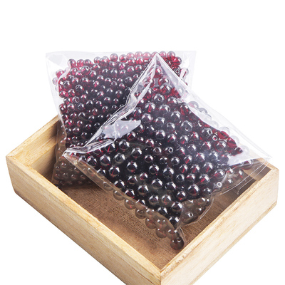 diy石榴石纯天然半成品水晶散珠