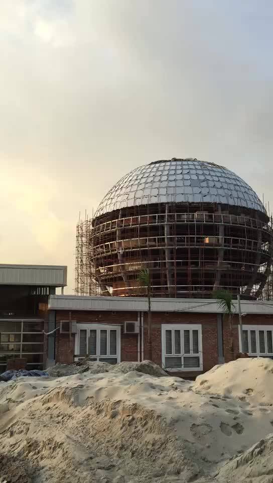 China Price Prefab Light Gauge Steel Framing Geodesic Dome Steel ...