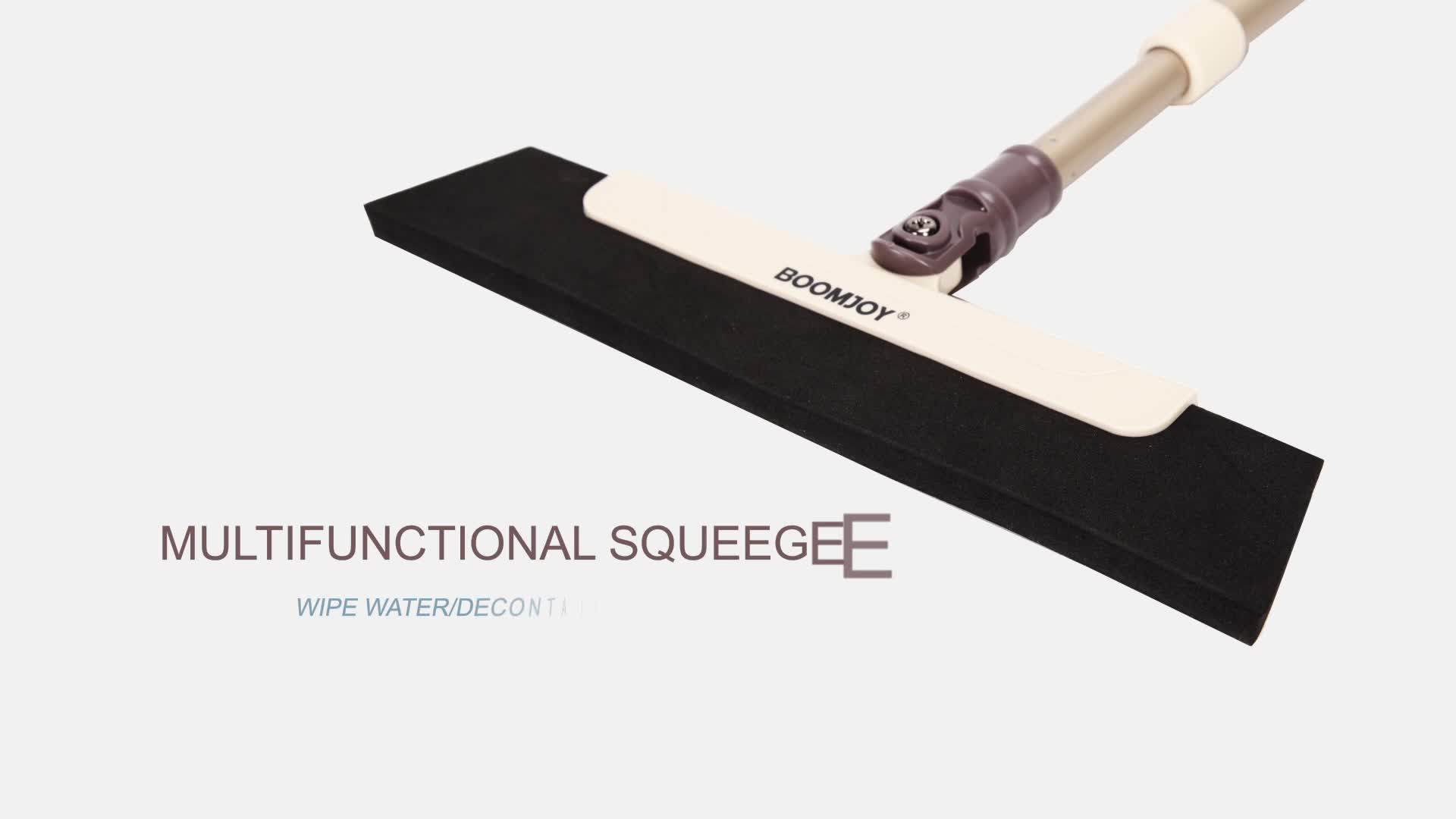 Sponge Eva Floor Sweeper Broom Water Wiper Telescopic Handle Plastic ...