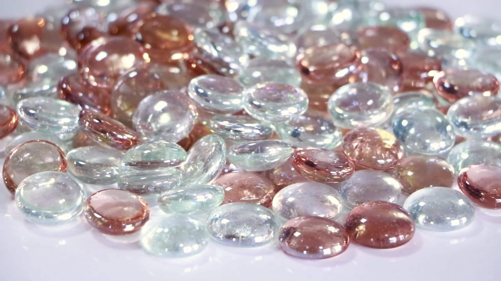 Zifang Fireglass Porcelain White Fire Glass Beads With Fireplace Glass ...