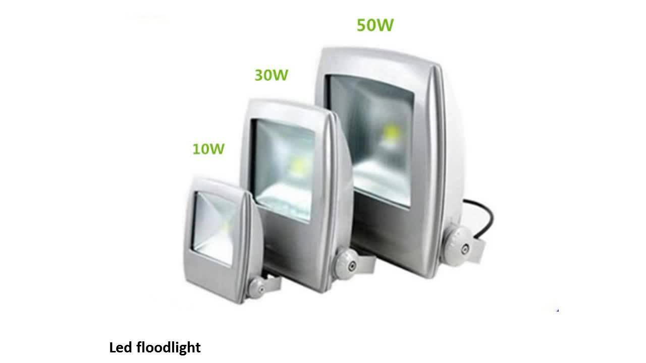 High Power Ac 100v 110v 220v 120v 45mil Chips Ip65 50w Led Flood Light ...