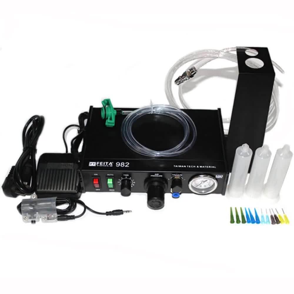 Feita 982 Semi-auto Glue Dispenser Solder Paste Liquid Controller ...