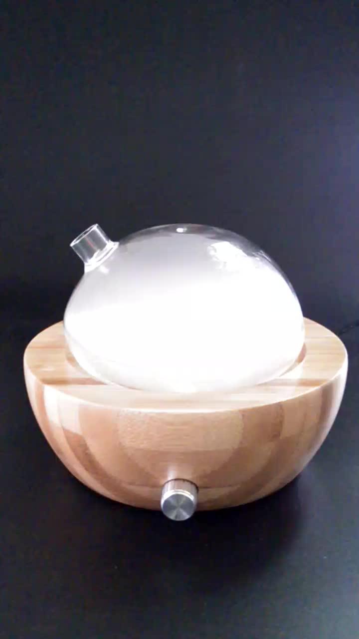 130ml Glass Bamboo Usb Aroma Diffuser Electric Aroma Diffuser Essential ...