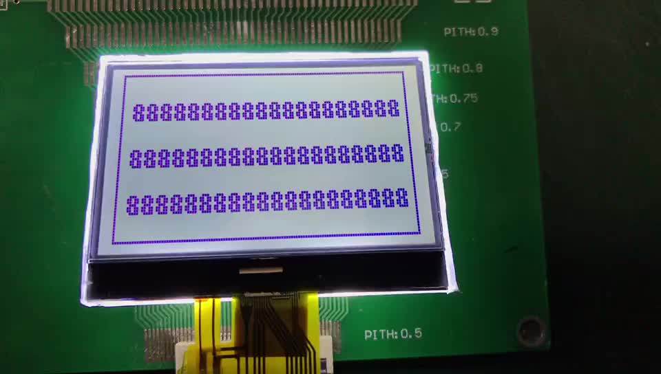 Monochrome 128*64 Lcd Display Customized Lcd Module For Handheld ...