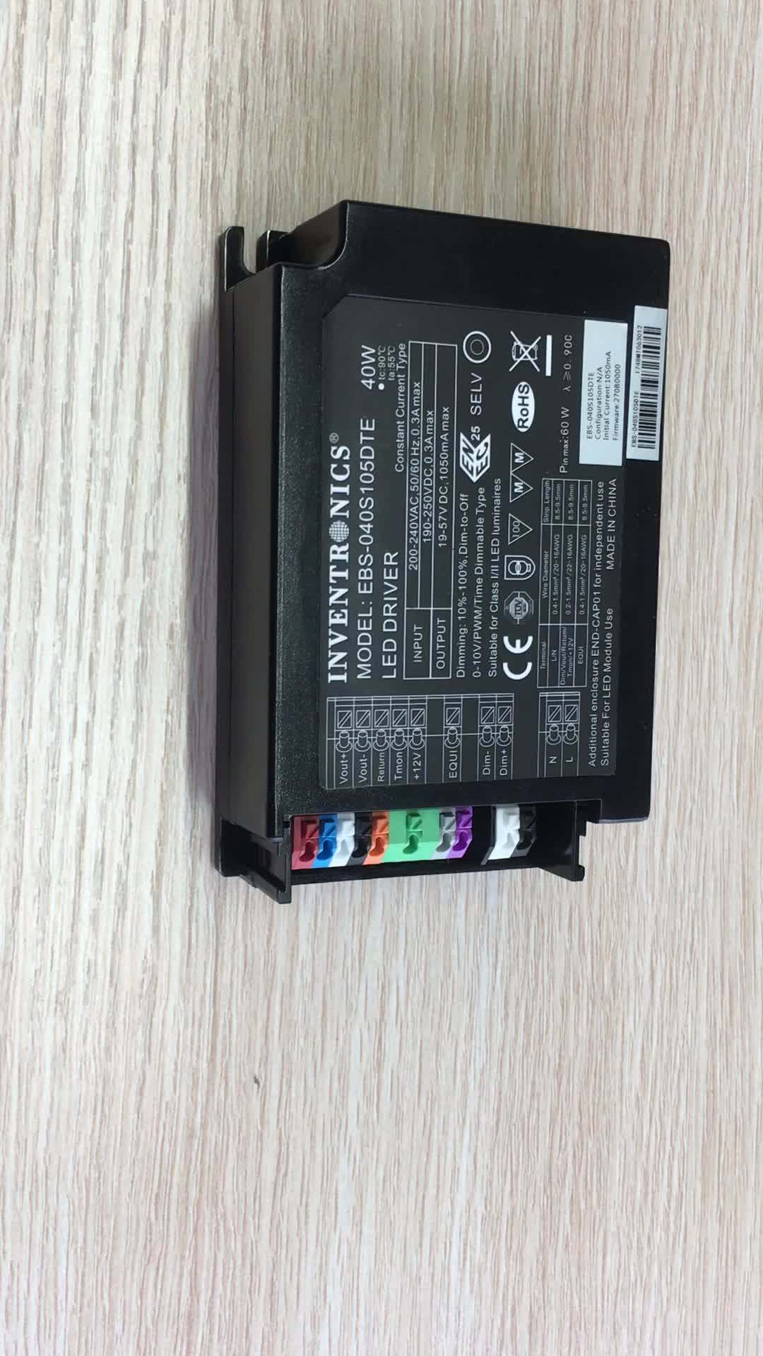Ebs-040s105bte Inventronics 40w Off-line External Dali Ac Dim Timer ...