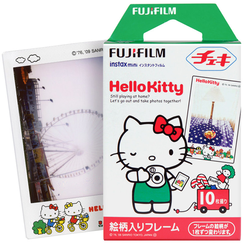 富士拍立得相纸卡通花边mini9/8/11/7c/25/70/90一次成像白边相纸_虎窝淘