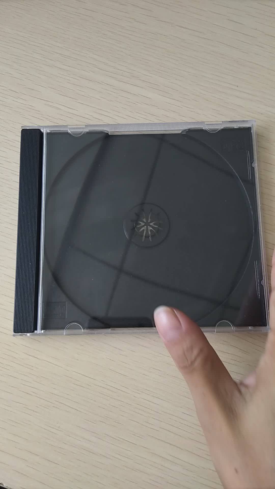 10.4mm Single Jewel Cd Case With Black Tray For 1cd - Buy Cd Case,Jewel ...