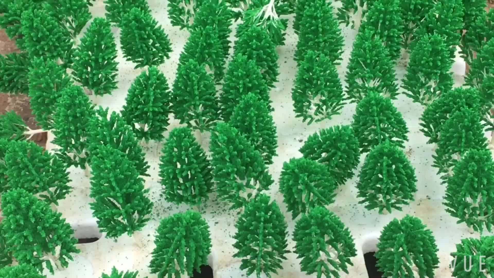 10cm Scale Plastic Miniature Model Tree In China For Architectural ...