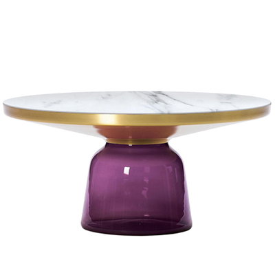 设计师轻奢风玻璃茶几