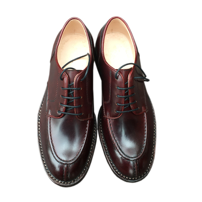 定制低帮皮鞋手工缝制德比商务