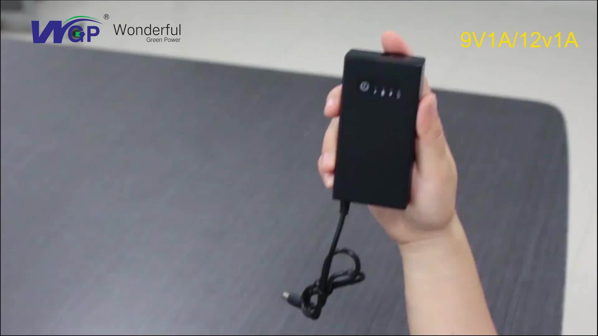 Portable 12v 12w Uninterruptible Power Supply 12 Volt Router Camera Use ...