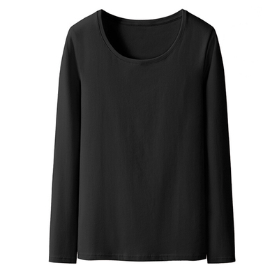 莫代尔百搭秋上衣女韩版长袖